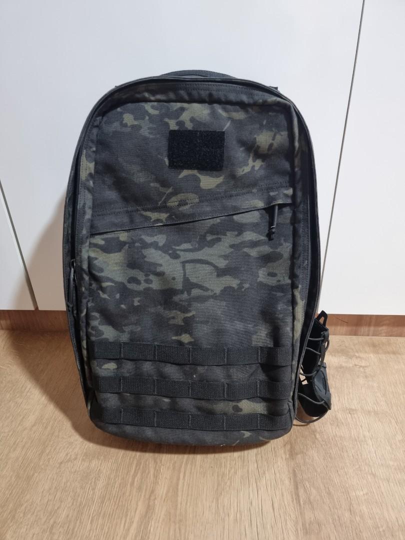 Goruck 26L GR1 multicam Black with water bottle holder, Men's Fashion ...