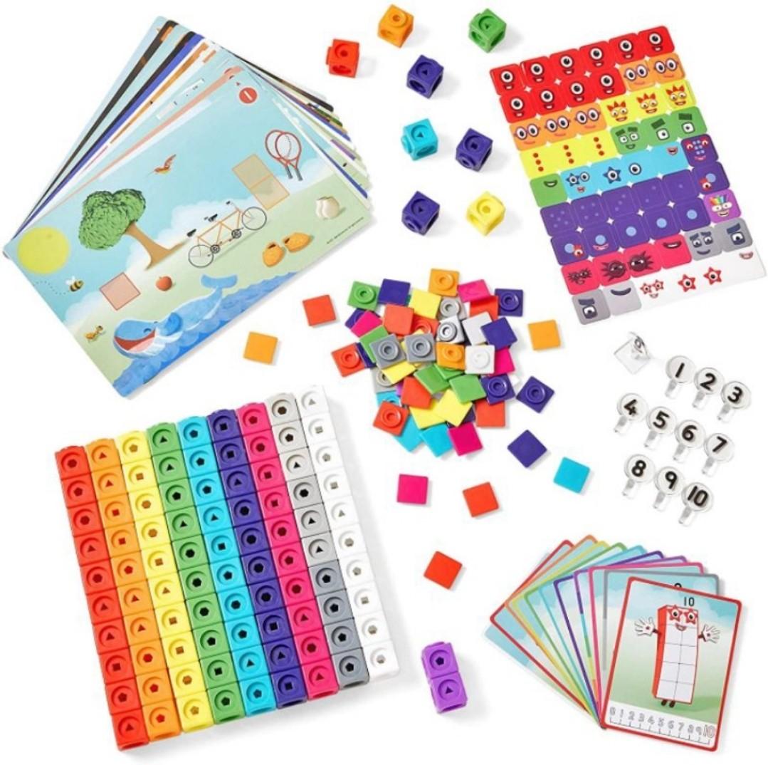 Hand2mind Numberblocks Mathlink Cubes 1 10 Or 11 20 Activity Set 30