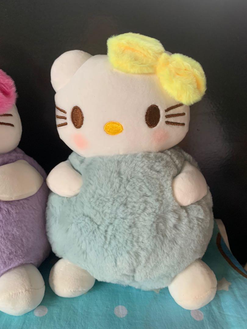 Hello Kitty Puff Plush Bundle, Hobbies & Toys, Toys & Games on Carousell