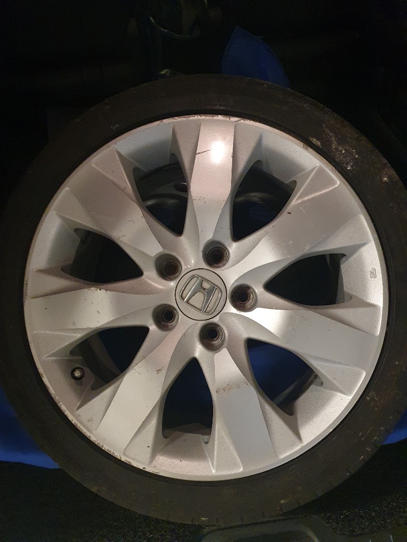Honda Accord 17 inch rim and tyre, Car Accessories, Tyres & Rims on ...