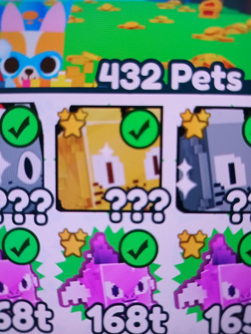 huge cat Pet simulator x gold huge pixel cat psx, 電子遊戲, 電子遊戲, 其他 ...