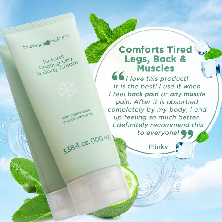 Human Nature Cooling Leg & Body Cream 100ml, Beauty & Personal Care ...