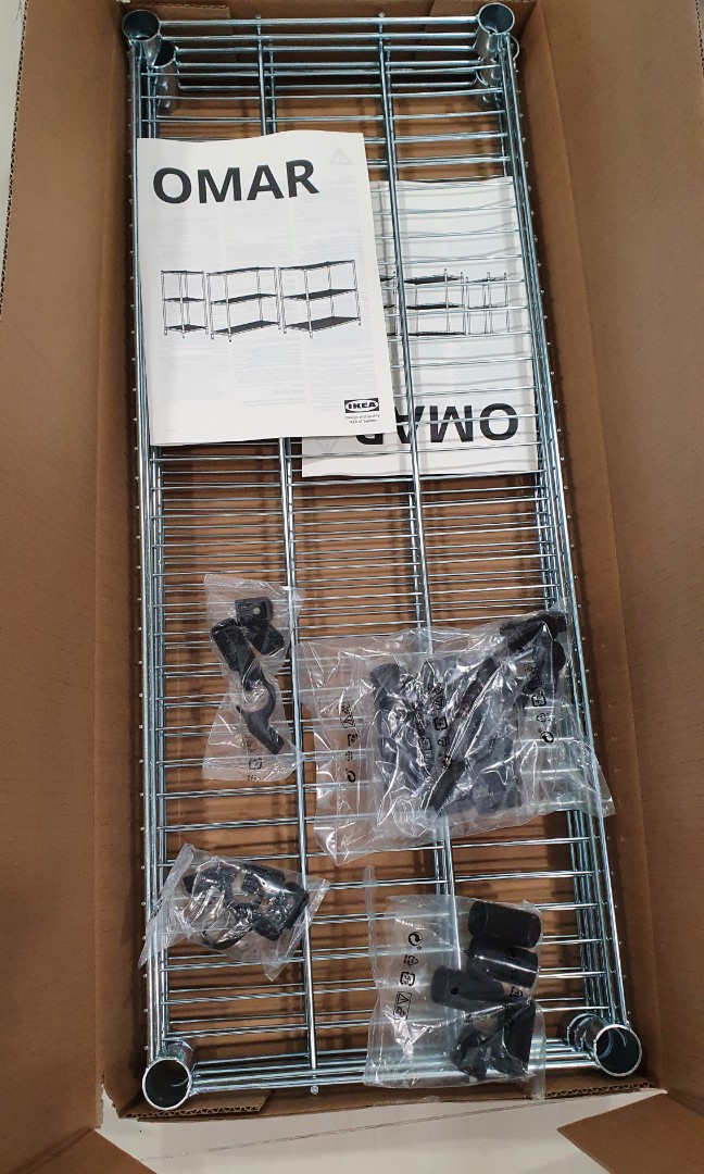 Ikea omar shelf rack, Furniture & Home Living, Furniture, Shelves ...