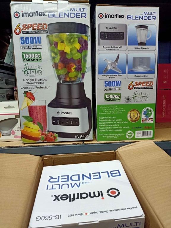 Imarflex IB-560G Multi Blender, TV & Home Appliances, Kitchen ...