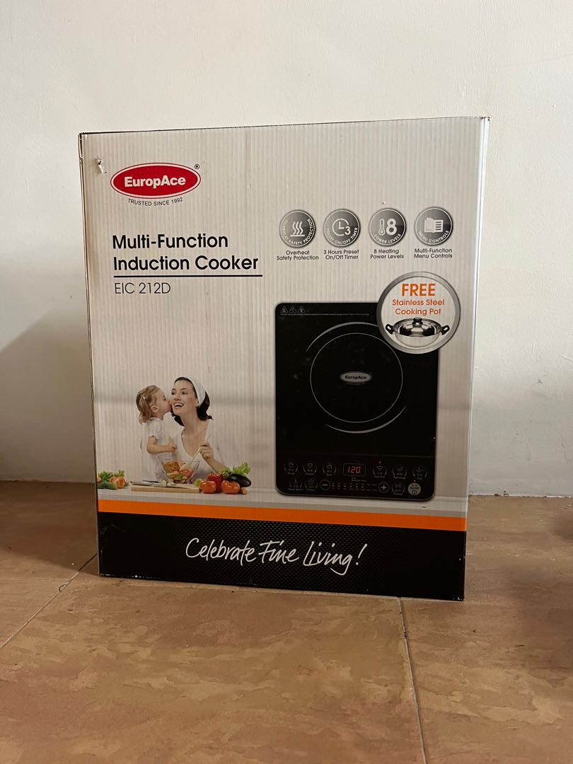 Europace EIC 212D Multi-function Induction Cooker (Free stainless steel ...