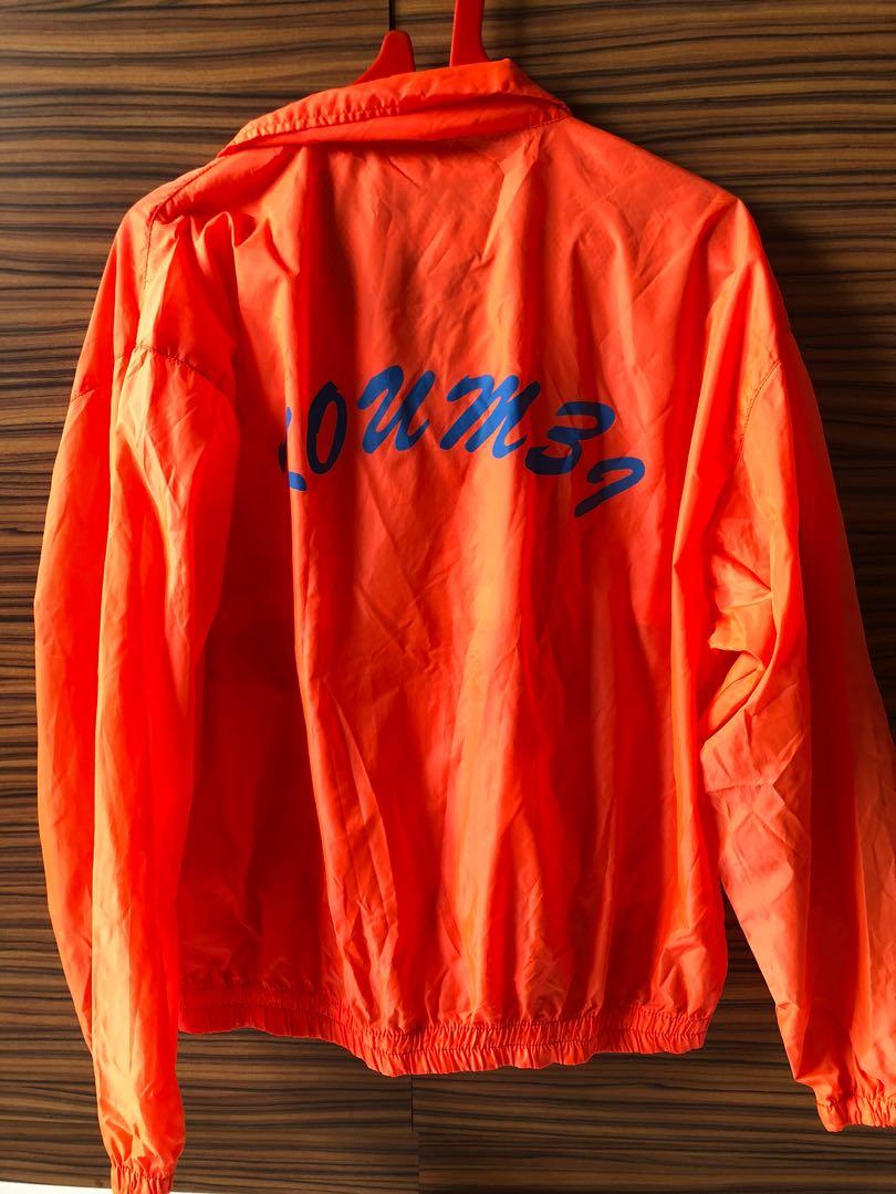 Jaket Sport / jaket orange / jaket neon / neon jacket / 80s 90s ...