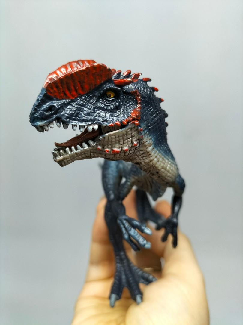 Jurassic Park World dinosaurs Dilophosaurus and Stegosaurus High ...