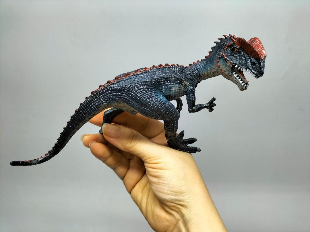 Jurassic Park World dinosaurs Dilophosaurus and Stegosaurus High ...