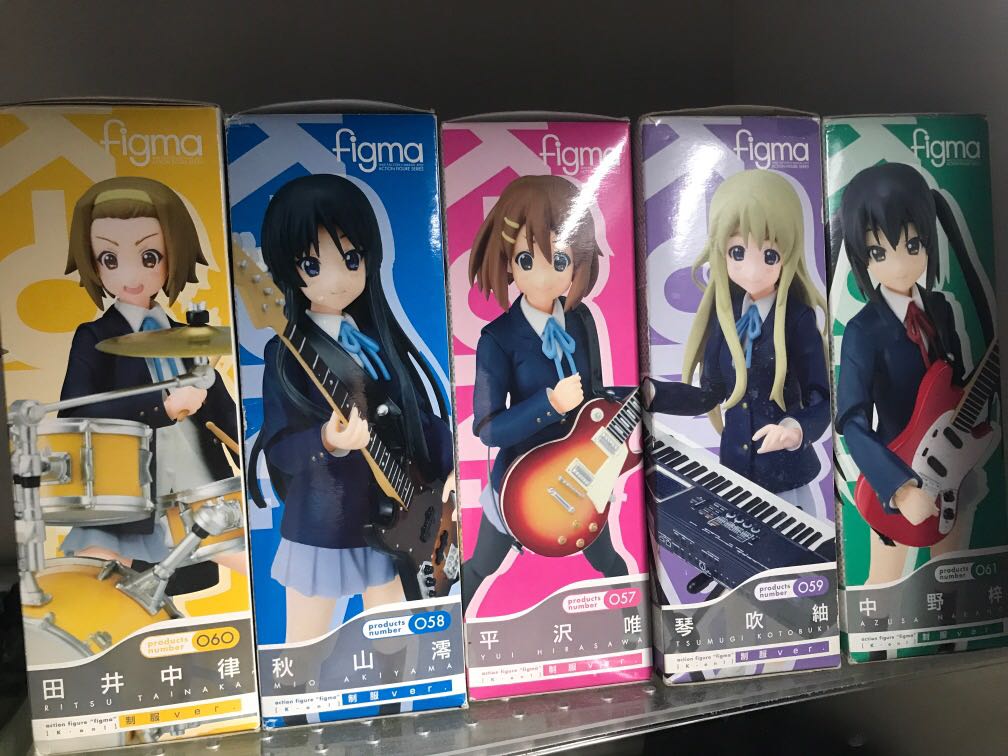 K-on figma, 興趣及遊戲, 玩具 & 遊戲類 - Carousell
