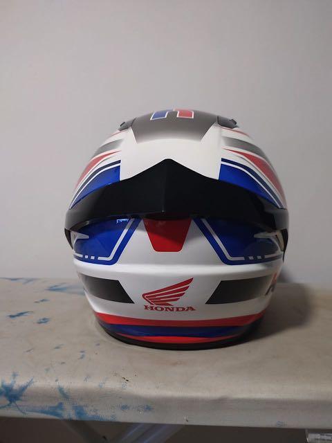 KYT Honda HRC NFJ Helmet, Motorcycles, Motorcycle Accessories on Carousell