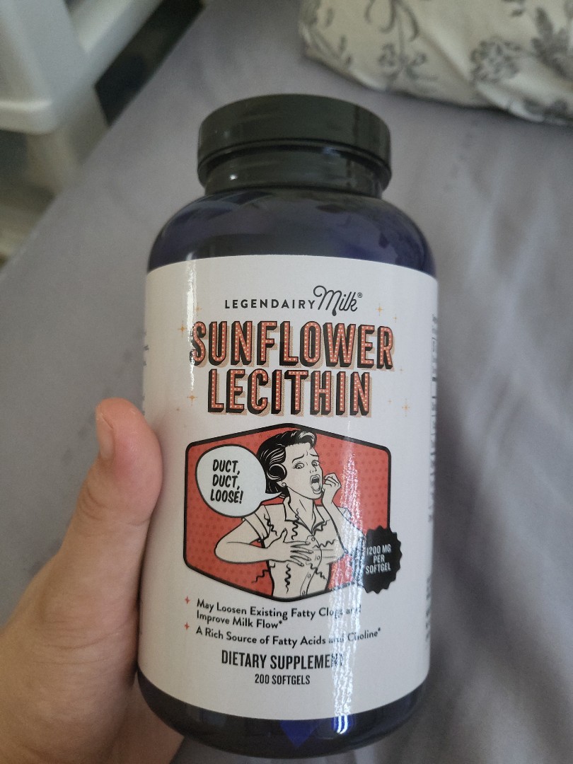Legendiary Milk Sunflower Lecithin (Opened but only consumed 3 capsules ...