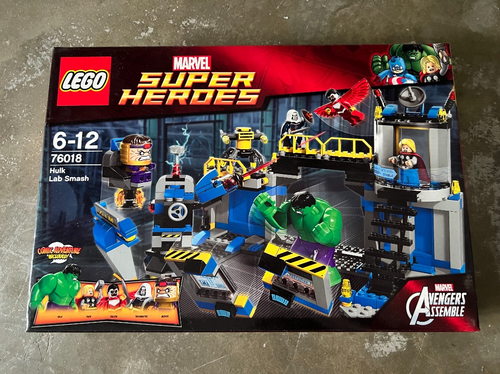 LEGO 76018 Hulk Lab Smash, Hobbies & Toys, Toys & Games on Carousell