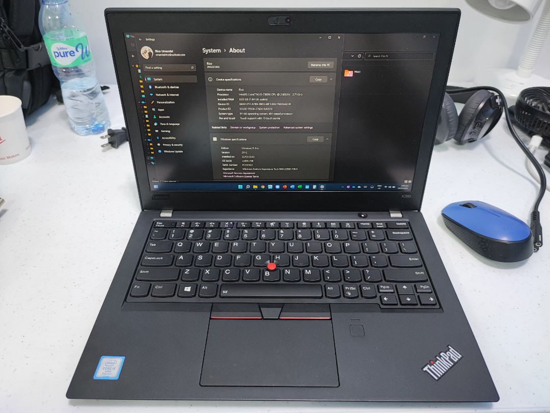 Lenovo ThinkPad X280, Computers & Tech, Laptops & Notebooks on Carousell