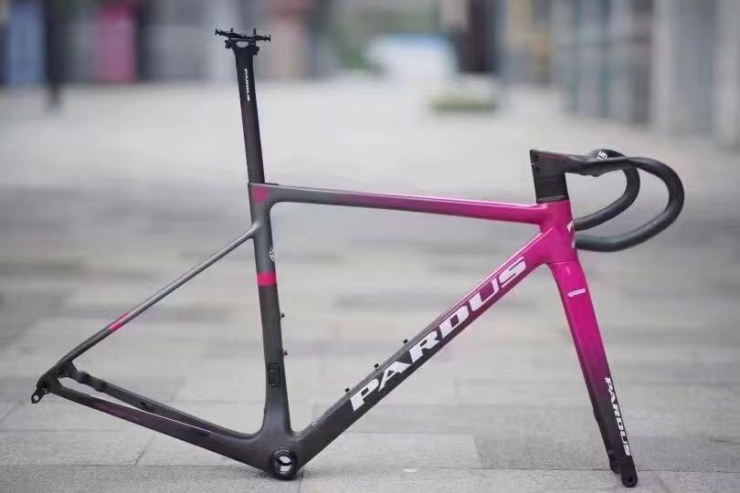 [LIMITED PO] Pardus spark evo frame 790g only! pink red aero frame road ...