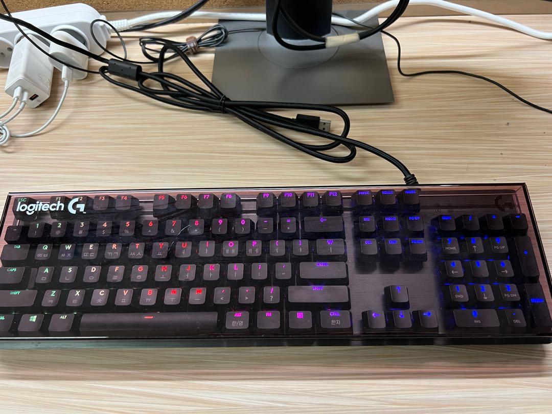 Logitech G512 Carbon Red Switch, 電腦＆科技, 電腦周邊及配件, 電腦鍵盤及相關產品 - Carousell