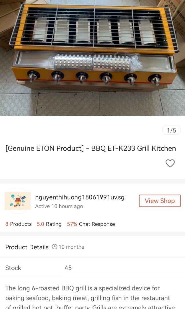 LPG Grill (got 2pc), TV & Home Appliances, Kitchen Appliances, BBQ ...