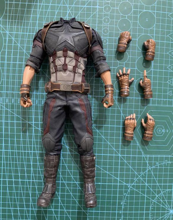 MARVEL AVENGERS INFINITY WAR HOT TOYS 1/6 SCALE MMS480 CAPTAIN AMERICA 6.0 BODY FIGURE, Hobbies ...