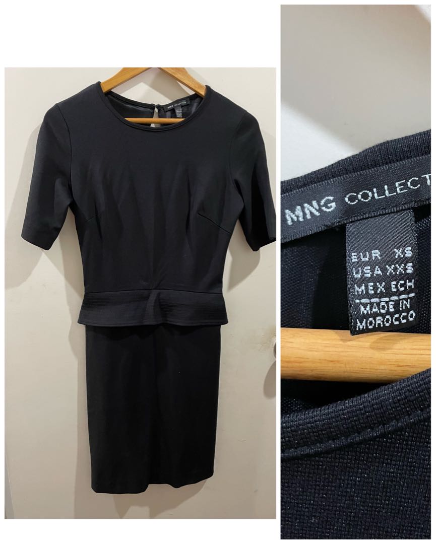 MNG collections Black Formal office dress, Women's Fashion, Dresses ...