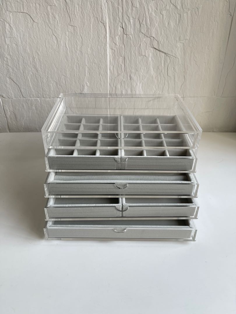 Muji acrylic drawer (5 rows), Furniture & Home Living, Home Improvement ...
