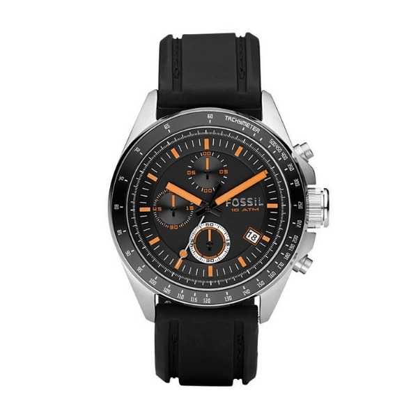 NEW Fossil Decker Tachymeter Silicone Mens Watch (CH2647), Luxury ...