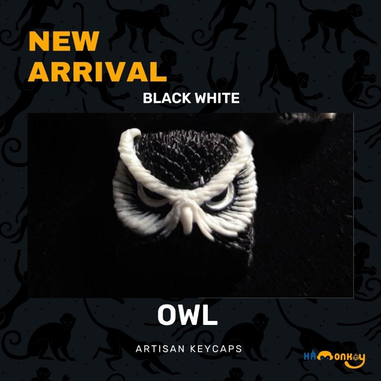 NEW Owl Artisan Keycap, Computers & Tech, Parts & Accessories, Computer ...