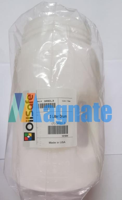 Oil Safe Plastic Container with Stretch spout lid PN: 101003 3L ...