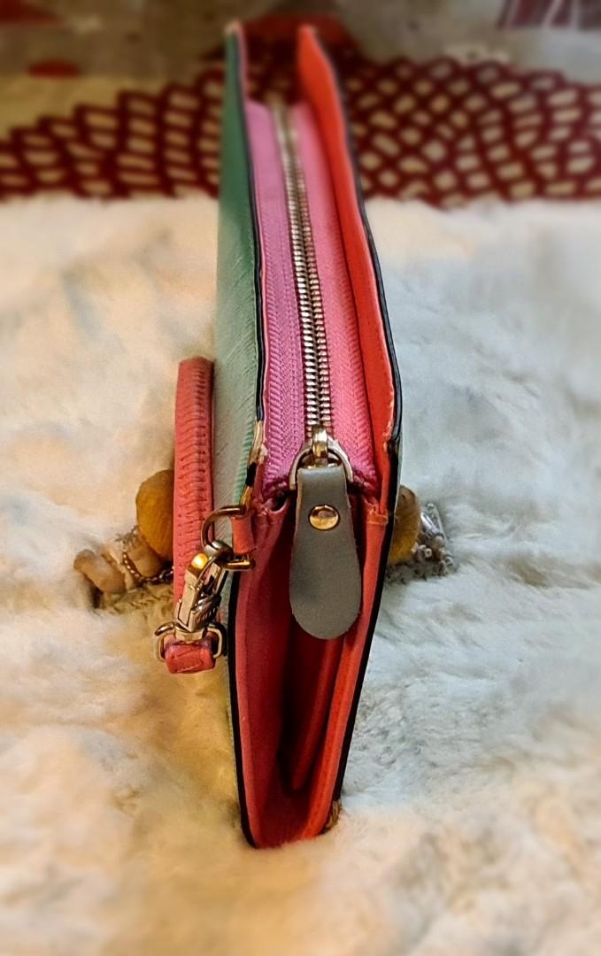ORIGINAL CEFIRO Wrist Mintgreen Long Wallet, Women's Fashion, Bags ...