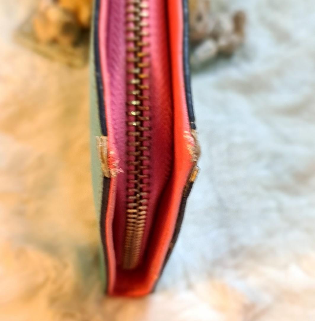 ORIGINAL CEFIRO Wrist Mintgreen Long Wallet, Women's Fashion, Bags ...