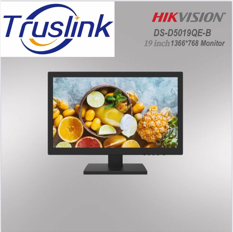 Original HIKVISION 19" FULL HD 3D LCD Display PC Monitor 1366 x 768 ...