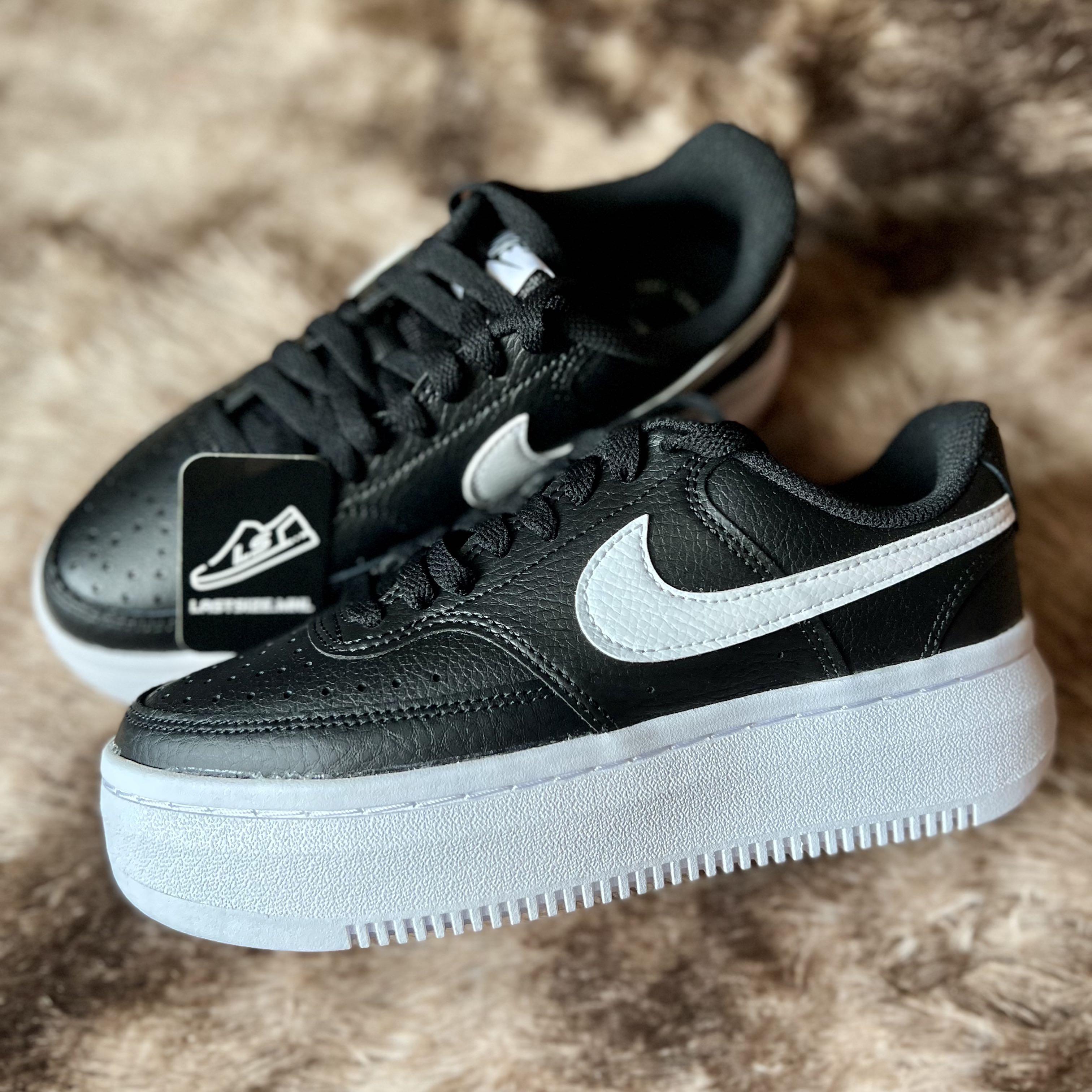 Original Nike Court Vision Alta LTR Women's Shoes | Black / White ...