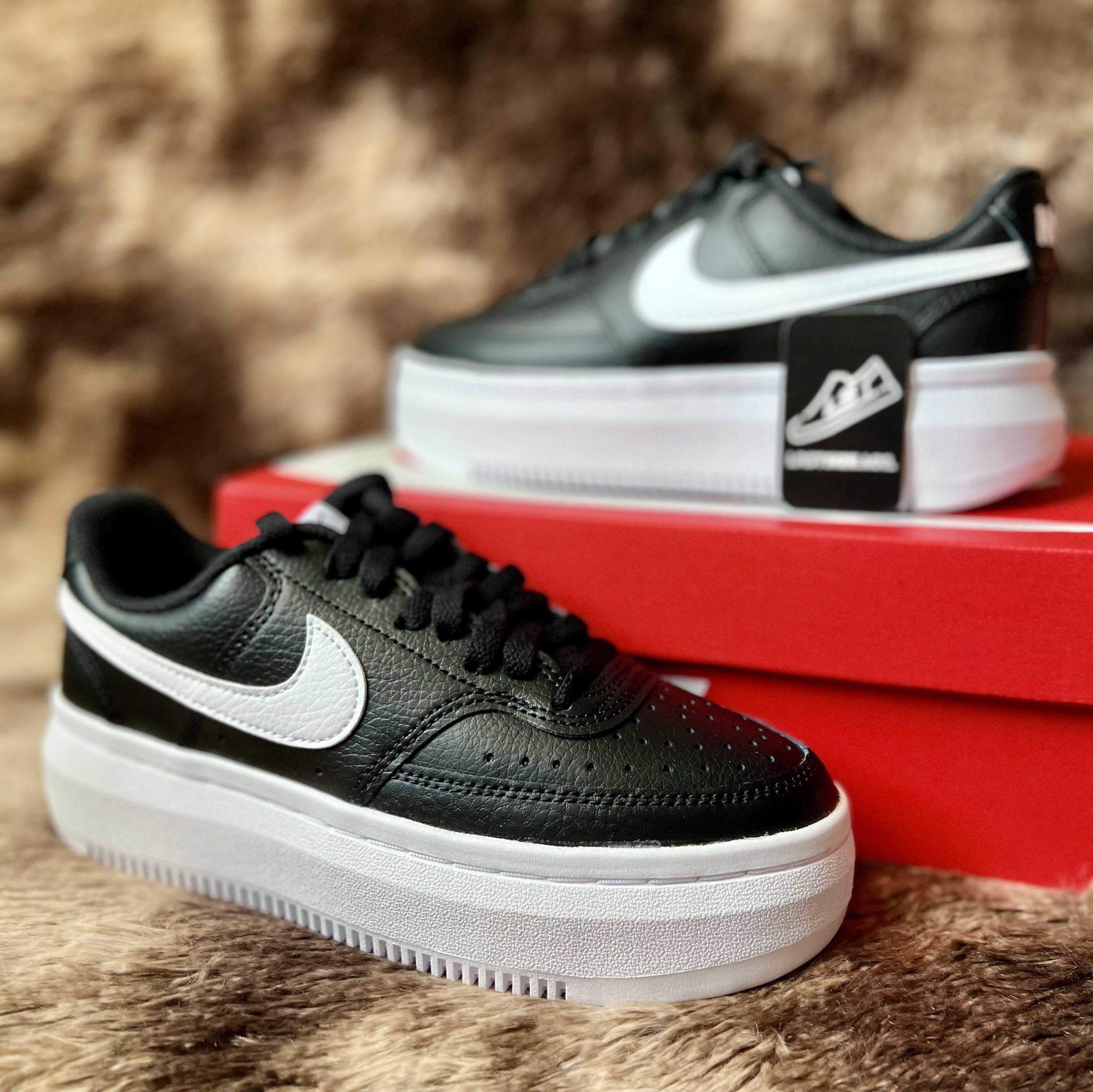 Original Nike Court Vision Alta LTR Women's Shoes | Black / White ...