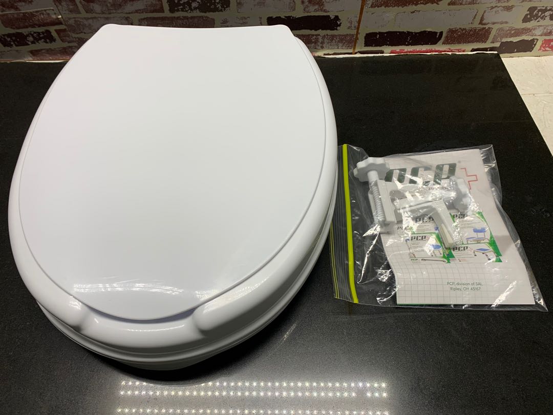 PCP Toilet Seat Riser 2" with Lid, Health & Nutrition, Assistive ...