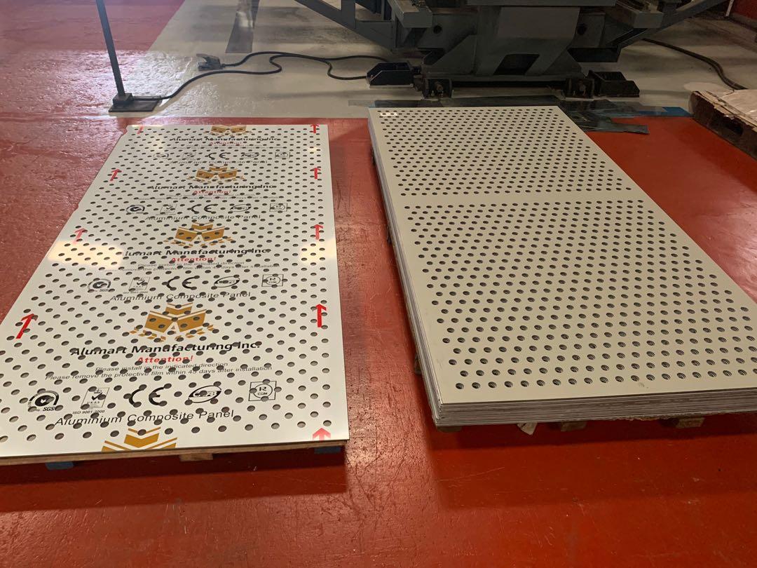 Perforation Services for ACP Aluminum Composite Panel, Commercial ...