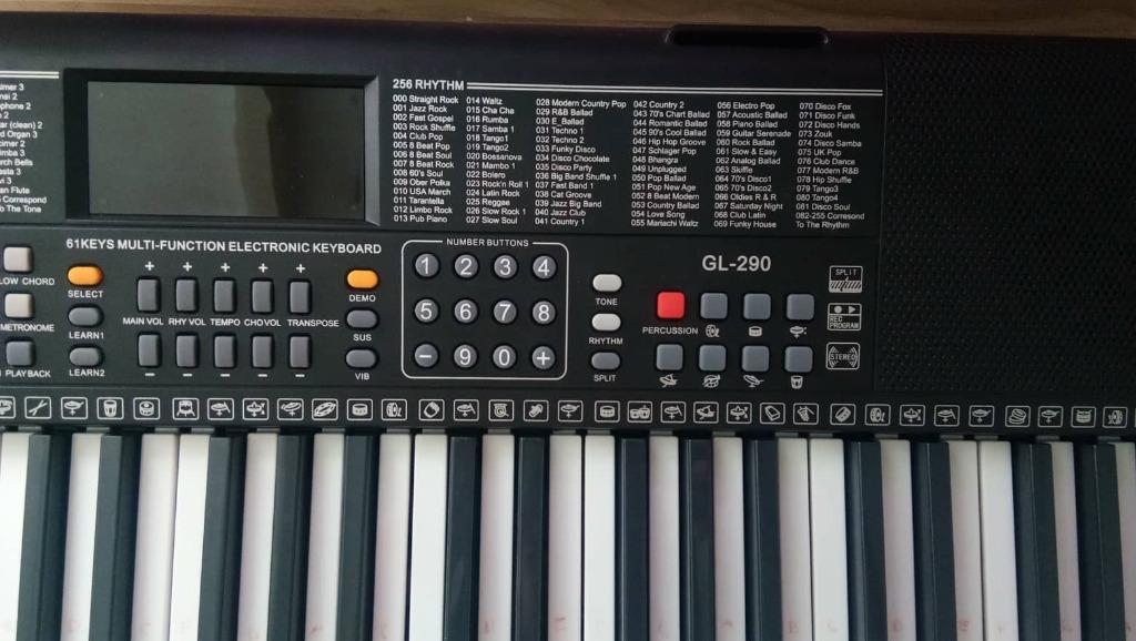 Piano Keyboard Global GL 290, Hobbies & Toys, Music & Media, Musical ...
