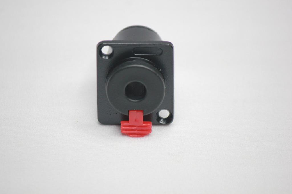 PL55 FEMALE CHASIS TYPE BLACK, 6.35mm 1/4inc STEREO TRS, AUDIO SOCKET ...