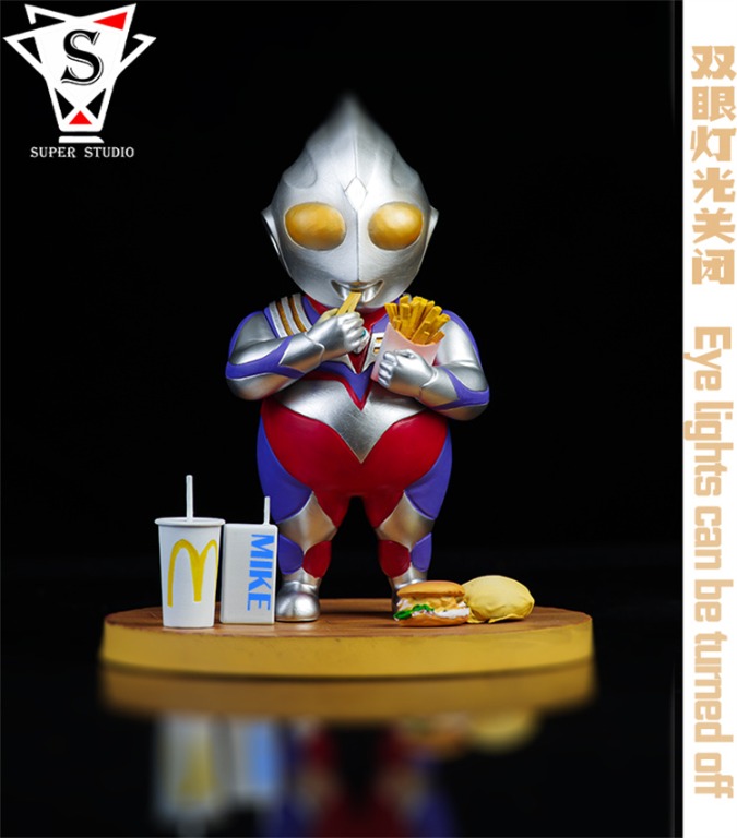 [PO] Super Studios - Ultraman Fatty Ultraman Tiga with LED - Statues GK ...