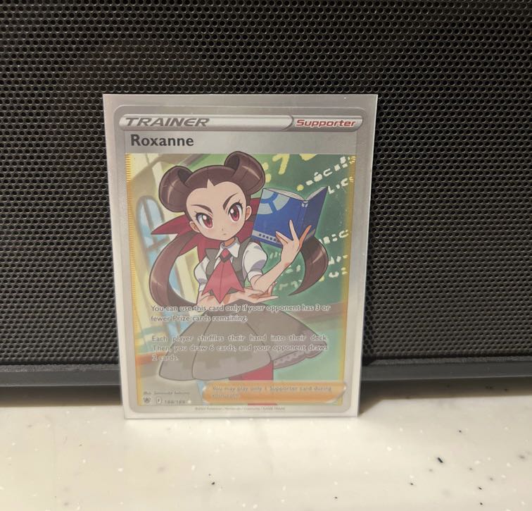 Pokemon Card Roxanne (Full Art) SWSH10: Astral Radiance Roxanne (Full ...