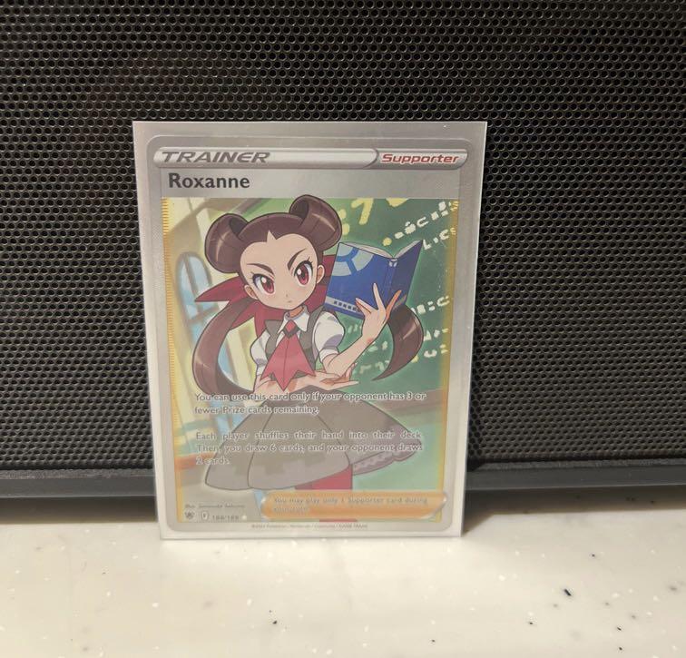 Pokemon Card Roxanne (Full Art) SWSH10: Astral Radiance Roxanne (Full ...