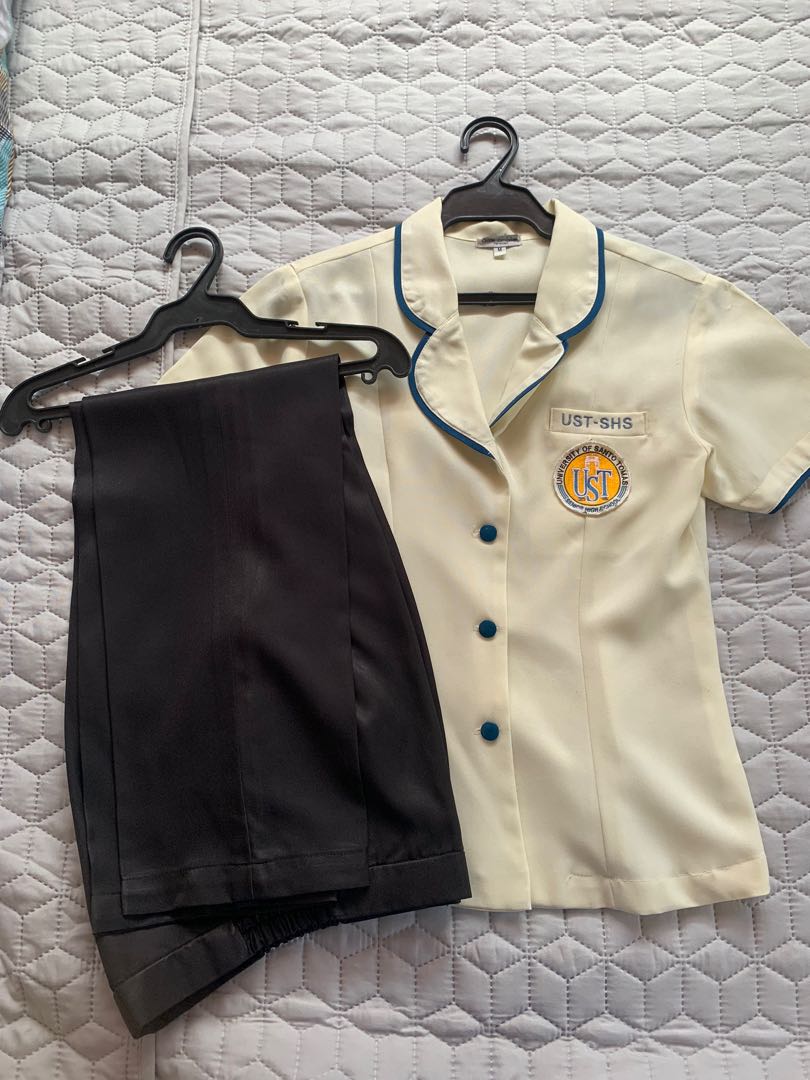 Pre-loved UST-SHS Type A Uniform, Women's Fashion, Dresses & Sets, Sets ...