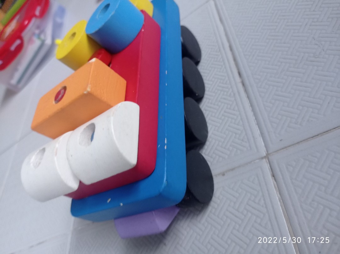 Puzzle Kayu Balok Bentuk Mobil Tank, Bayi & Anak, Mainan & Baby Walker ...