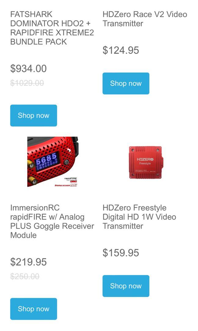 Rapidfire module ImmersionRc for fatshark hdo hdo2 orca, Photography ...