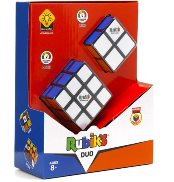Rubik's Cube Duo 2X2 + 3X3, Black, Hobbies & Toys, Toys & Games on ...