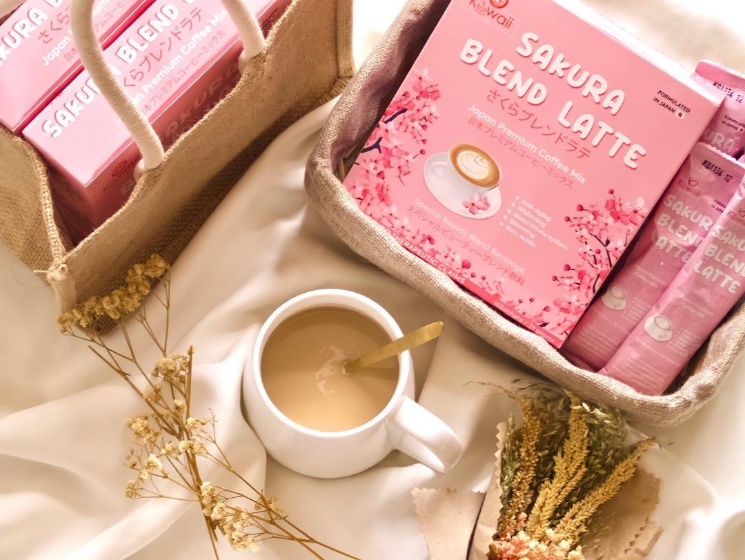 Sakura Blend Latte, Food & Drinks, Beverages on Carousell