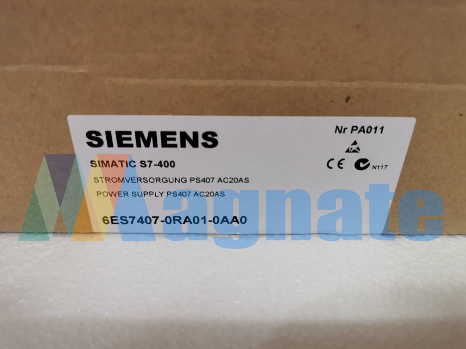 Siemens Simatic S7 400 PS 407 Power supply PN: 6ES7407-0RA01-0AA0 ...