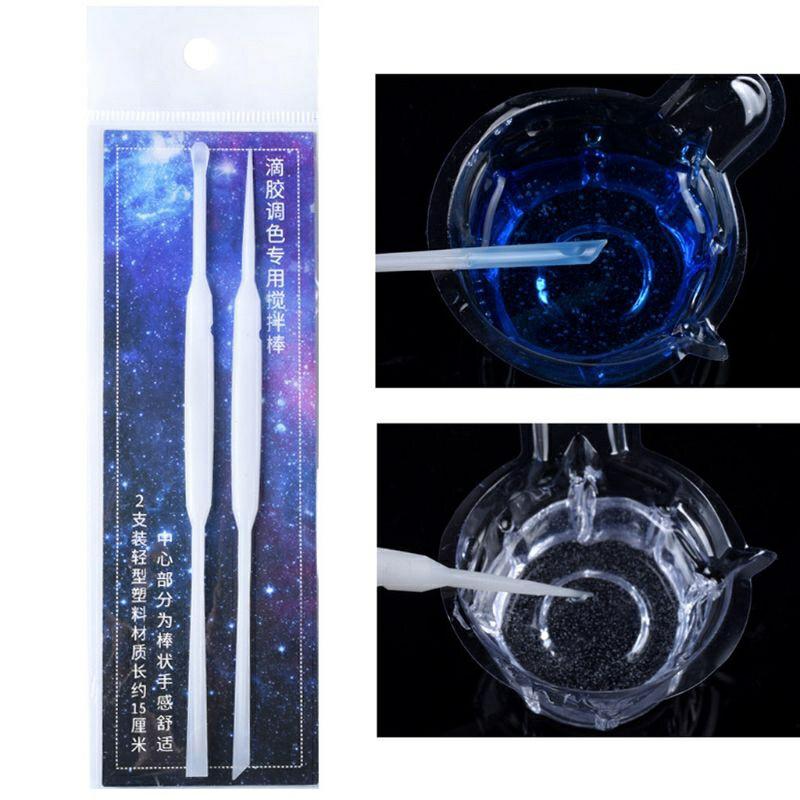 Silicone stirrer spoon tools alat pengaduk resin DIY, Desain ...