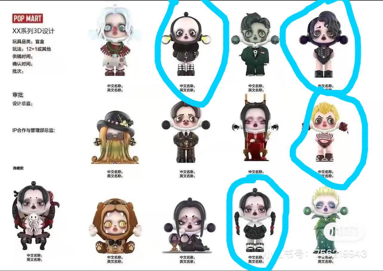 Skull panda - Addams Family, Hobbies & Toys, Toys & Games on Carousell