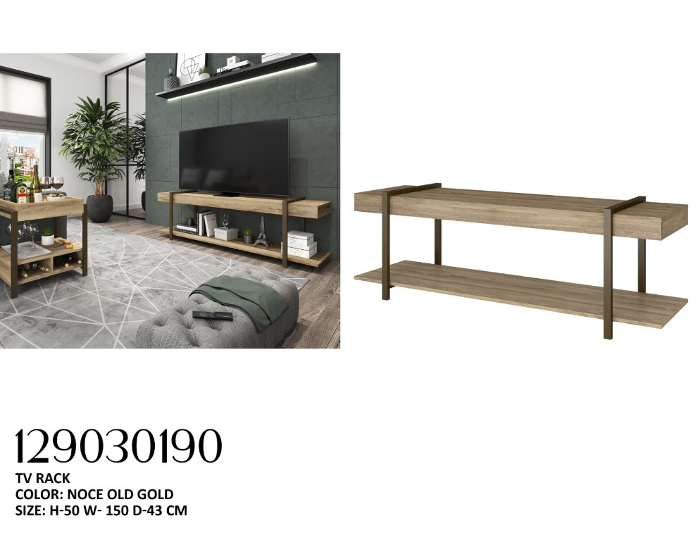 SLAB TV RACK STEEL FRAME, Furniture & Home Living, Furniture, TV ...