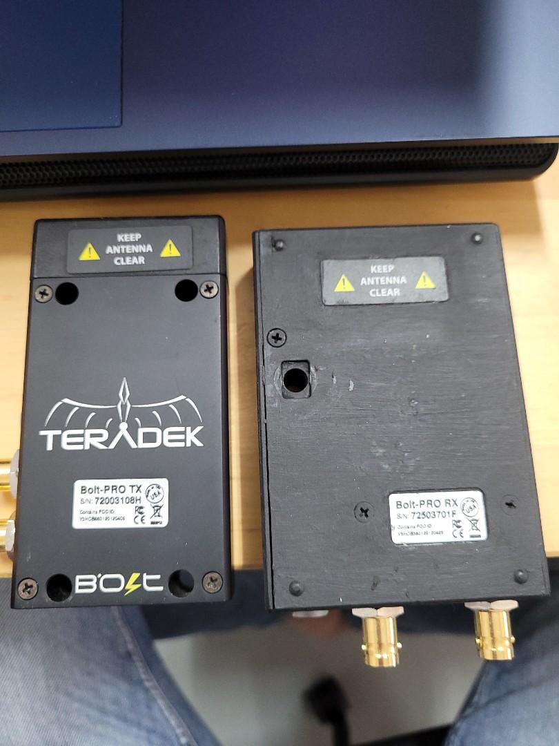 Teradek Bolt Pro SDI (zero latency) wireless video transmission ...