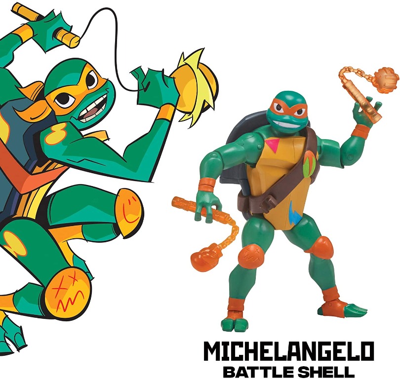 TMNT Storage SHELL Mikey (ROTMNT), Hobbies & Toys, Toys & Games on ...