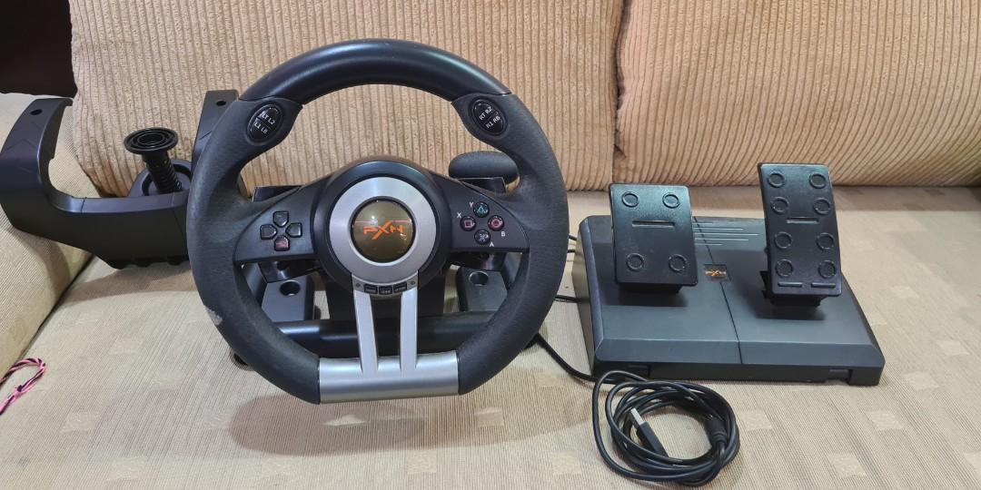 Universal USB Racing Steering Wheel PXN-V3II, Hobbies & Toys, Toys ...